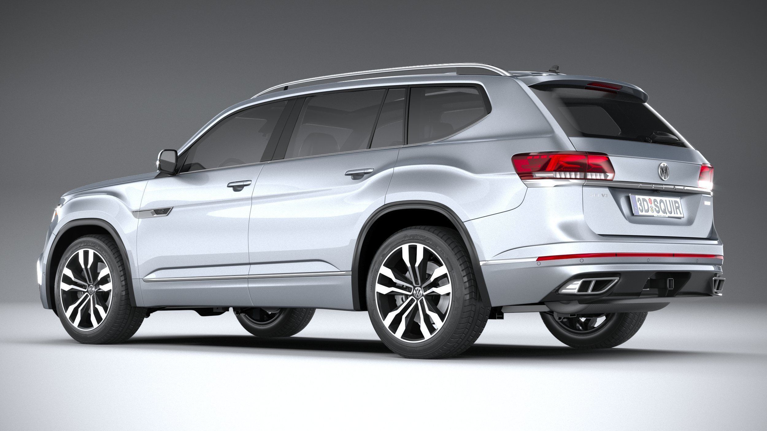 Volkswagen Atlas R-line 2021 3D model | CGTrader