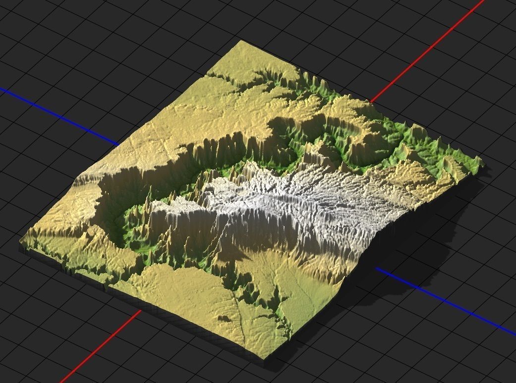 3D MODEL OF GRAND CANYON FOR CNC AND 3D PRINTING 3D model | CGTrader