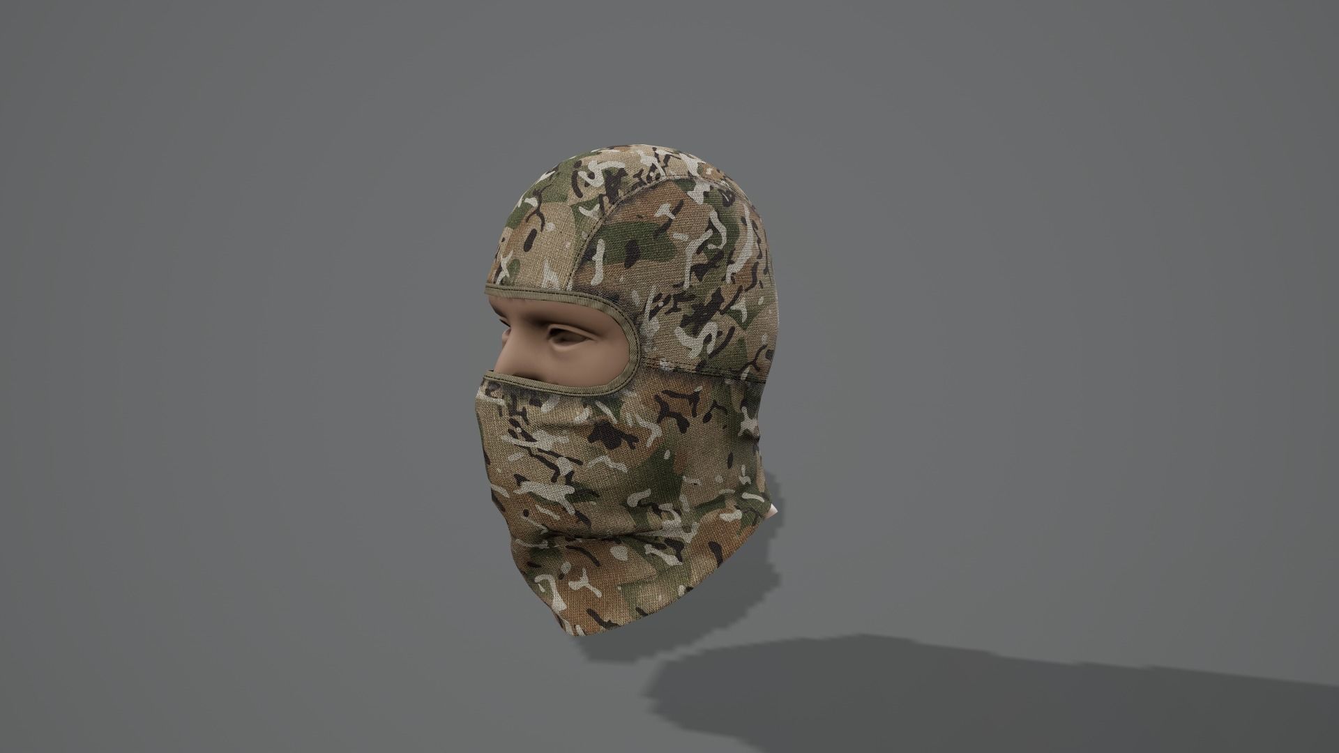 3D model Balaclava VR / AR / low-poly rigged | CGTrader