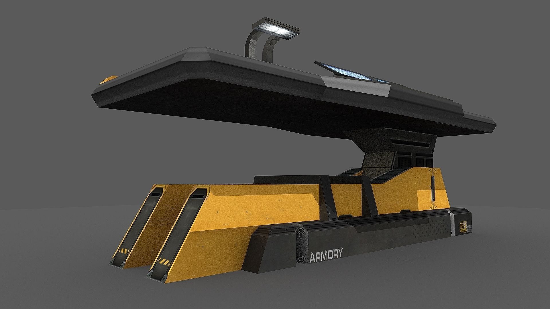 3D model Sci Fi Repair Table VR / AR / low-poly | CGTrader