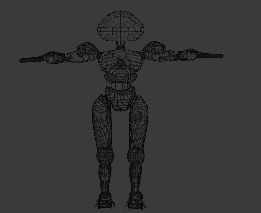 3D model Innovative model of the robot Eva VR / AR / low-poly | CGTrader