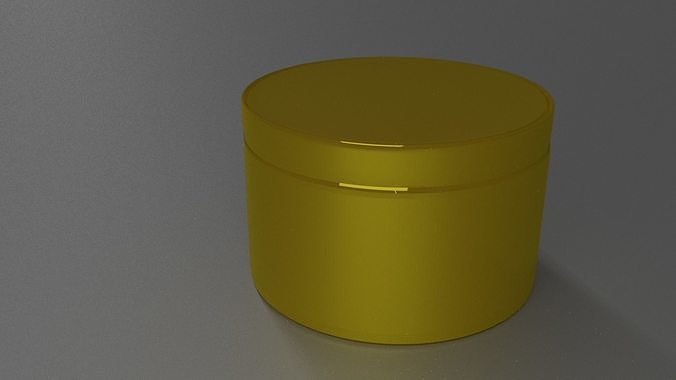 Metallic shining Box 3D model | CGTrader