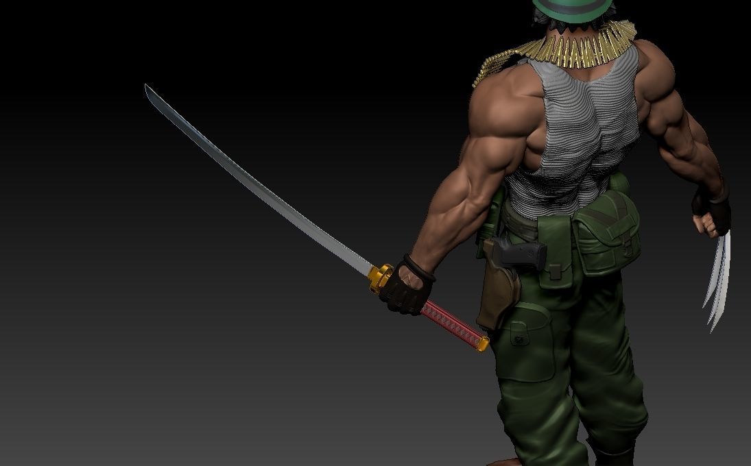 LOGAN SOLDIER 3D model 3D printable | CGTrader