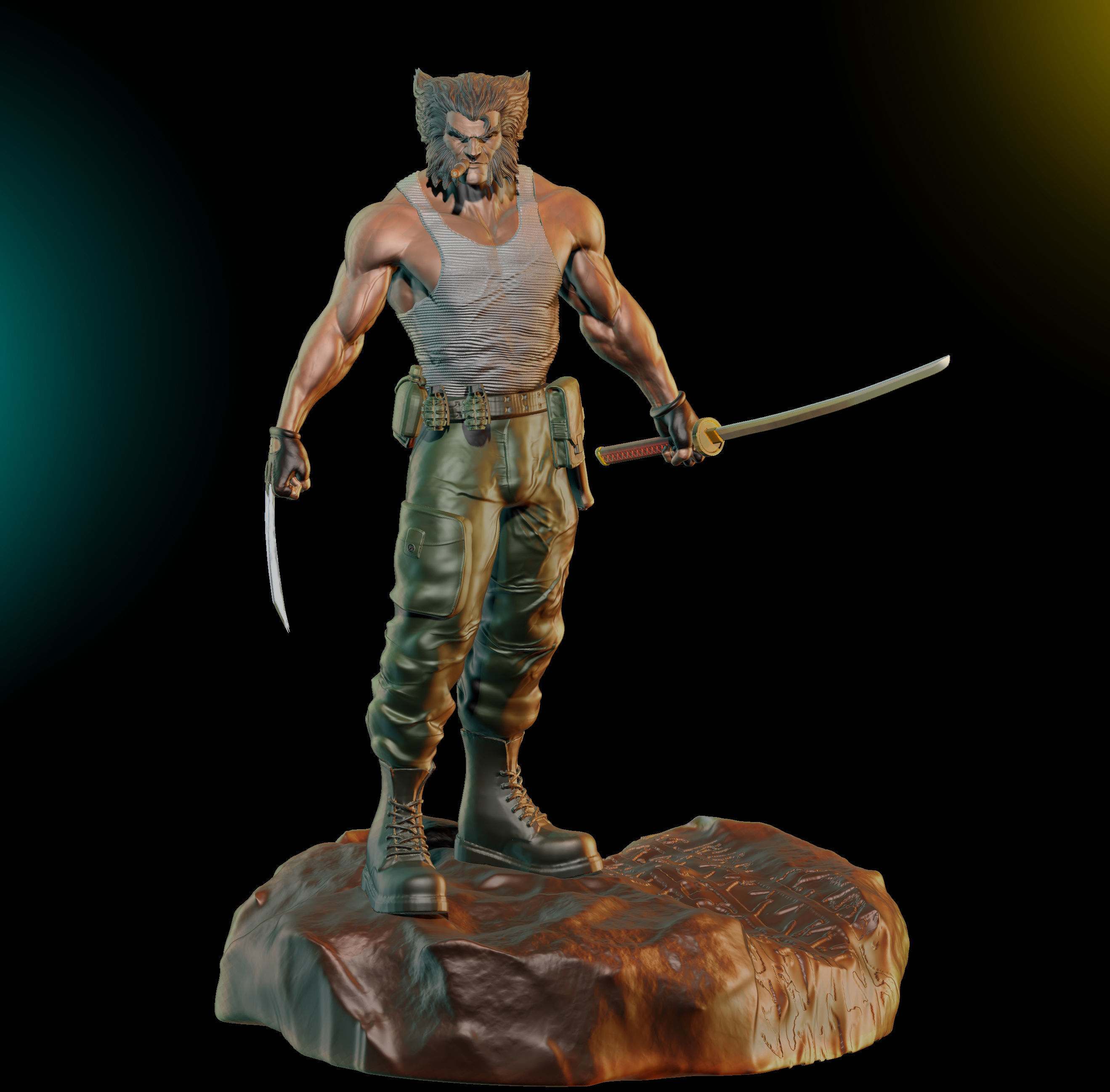 LOGAN SOLDIER 3D model 3D printable | CGTrader