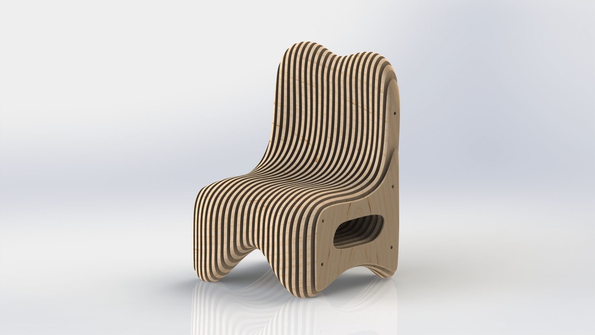 Chair Parametric 3D model | CGTrader
