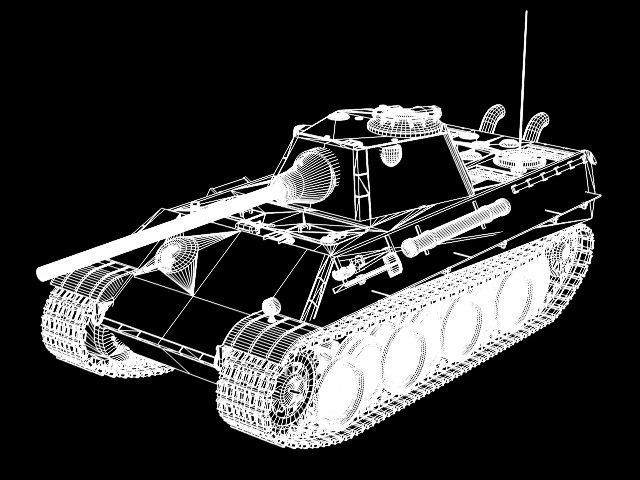 Panzerkampfwagen V Panther F 3D model | CGTrader
