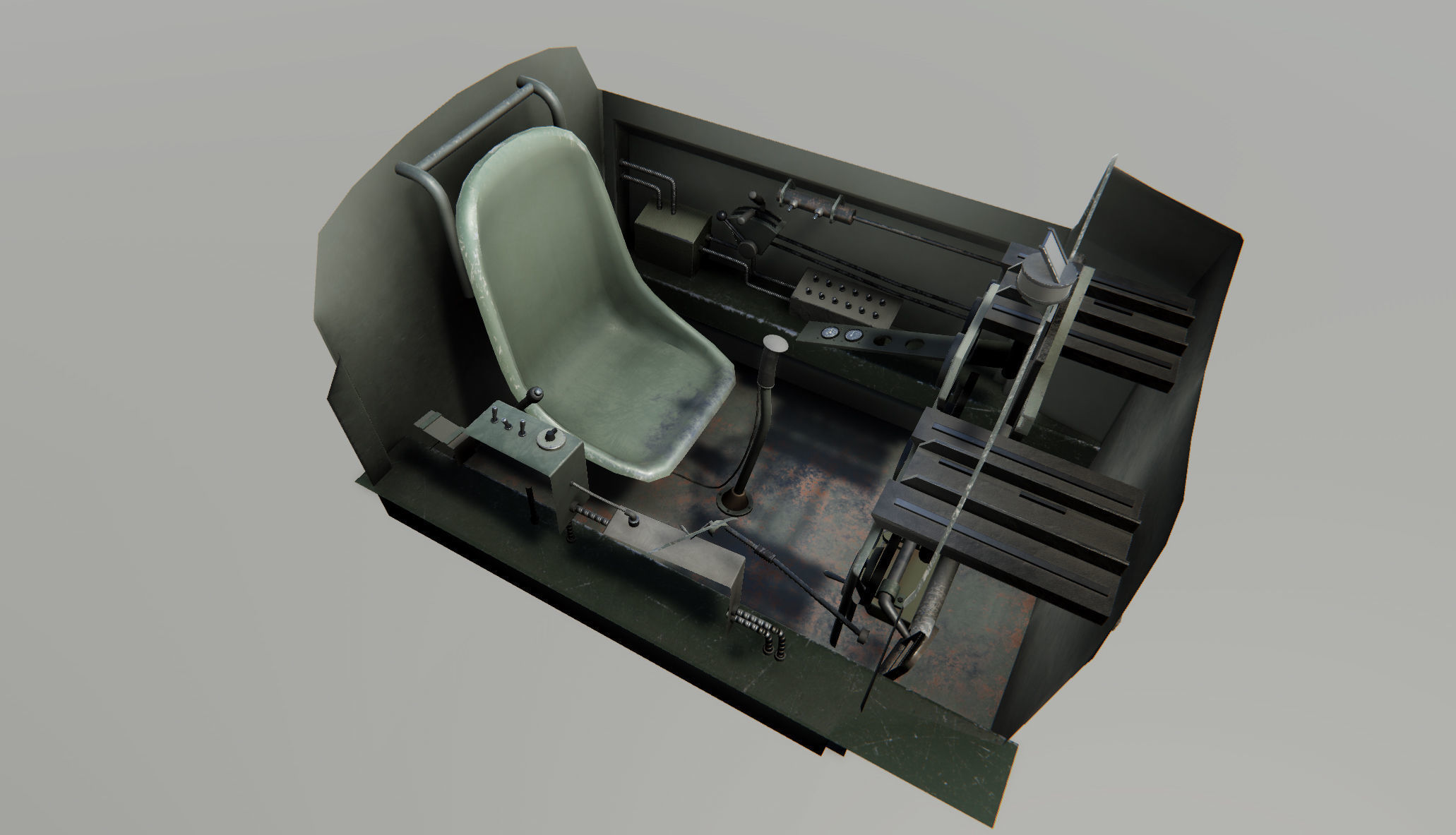 3D model Airplane Cockpits VR / AR / low-poly | CGTrader