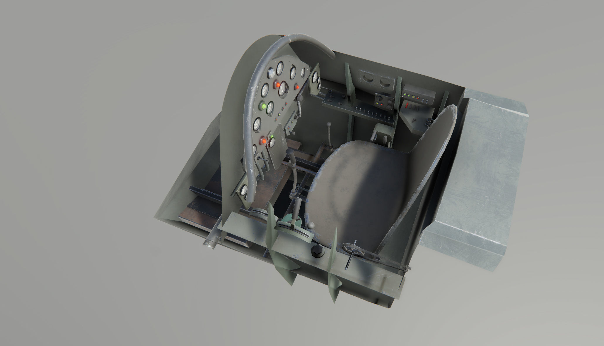 3D model Airplane Cockpits VR / AR / low-poly | CGTrader