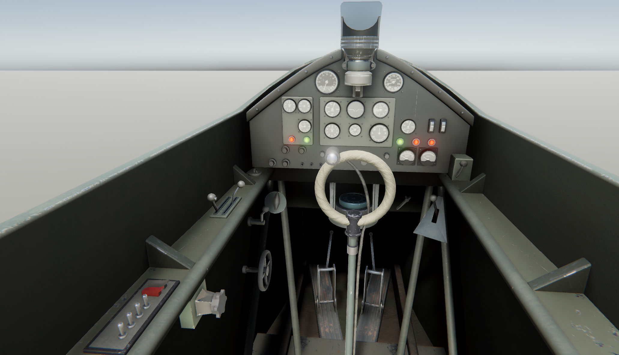 3D model Airplane Cockpits VR / AR / low-poly | CGTrader