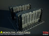 MEGA MONOLITHIC STRUCTURES SCI-FI KITBASH 3D model | CGTrader