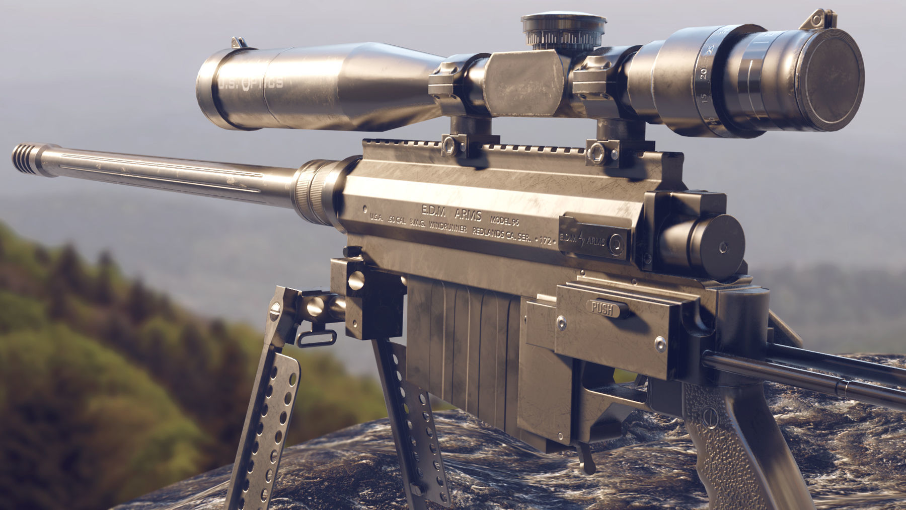 3D model THOR M96 WindRunner low polygon model VR / AR / low-poly ...