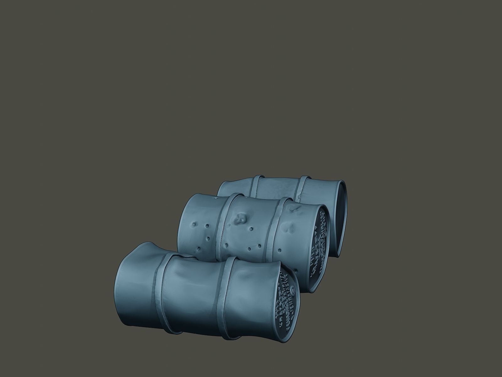 ww2 German Fuel drums and fuel tanks Pack 3D model 3D printable | CGTrader