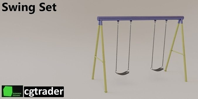 Swing Set 3D model | CGTrader