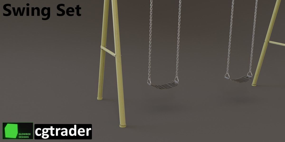 Swing Set 3D model | CGTrader