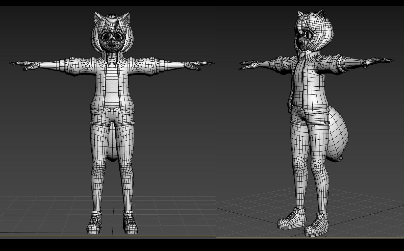 Michiru Brand New Animal 3D model rigged | CGTrader