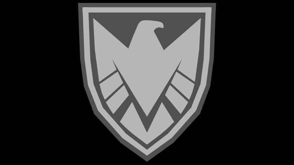Marvels SHIELD Badge Version 2 3D model | CGTrader