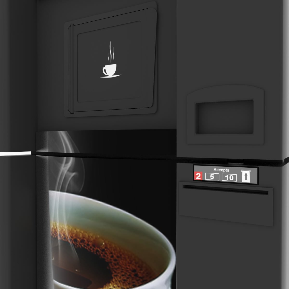 Coffee Vending Machine 3D model | CGTrader