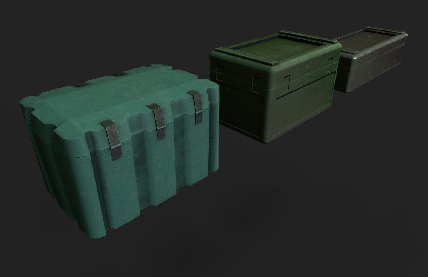 3D model Military Boxes VR / AR / low-poly | CGTrader
