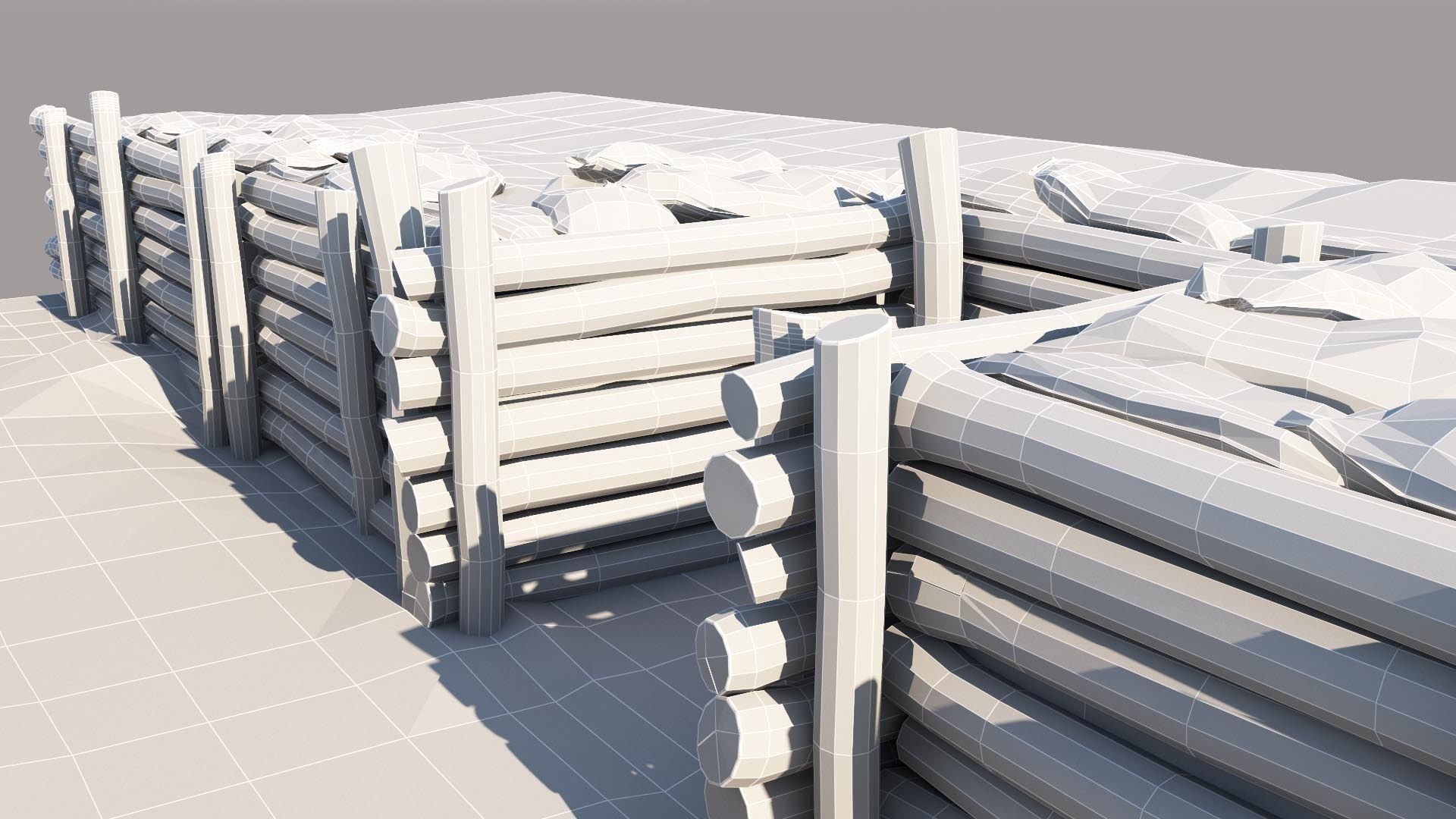 Trenches 3D model 3D model | CGTrader