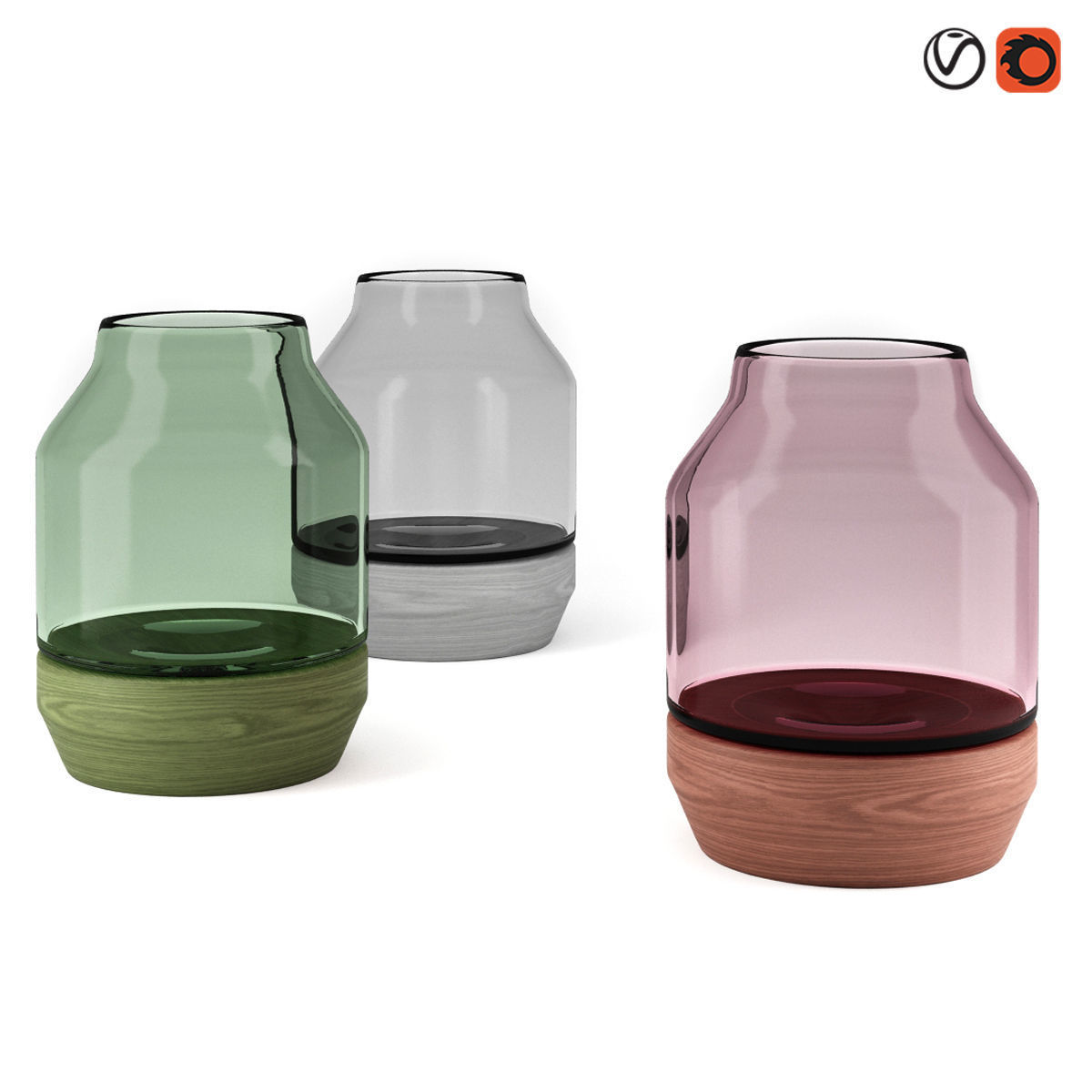 Muuto Elevated Vase 3D model | CGTrader