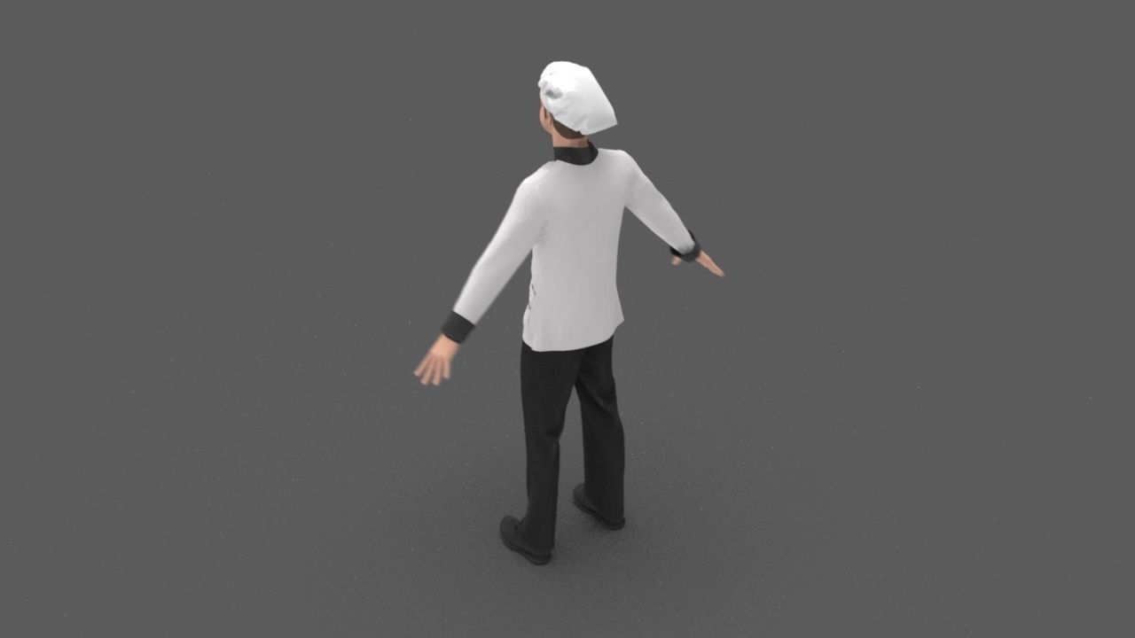 CHEF KITCHENER 3D model | CGTrader