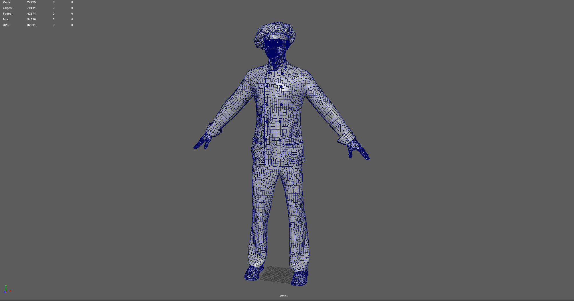 CHEF KITCHENER 3D model | CGTrader