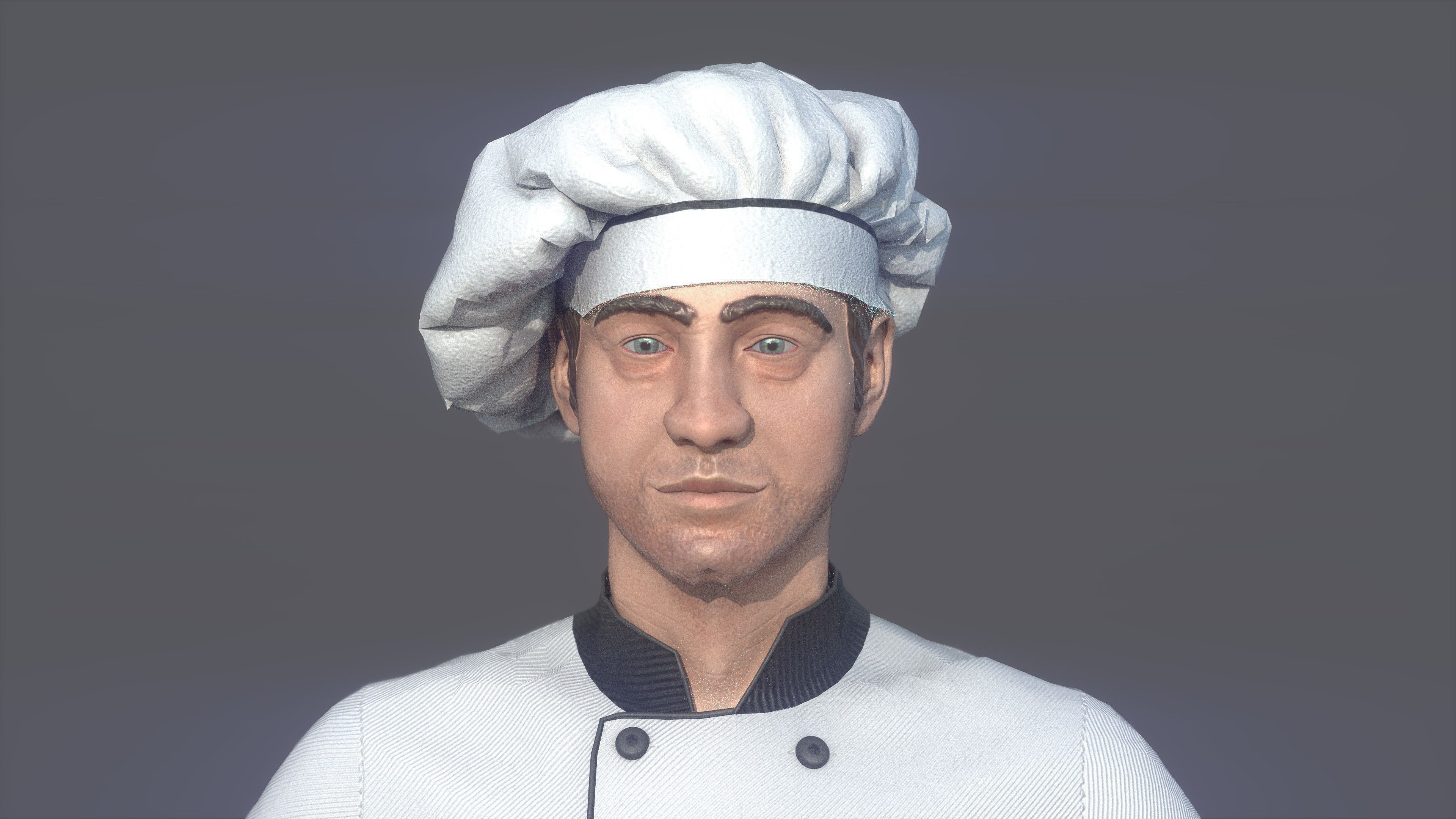 CHEF KITCHENER 3D model | CGTrader