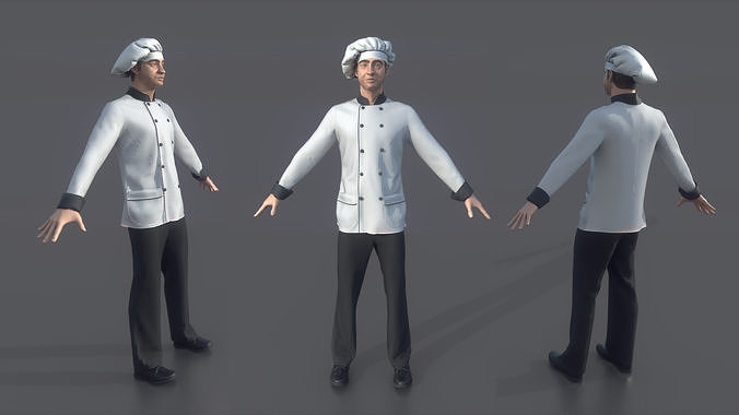 CHEF KITCHENER 3D model | CGTrader