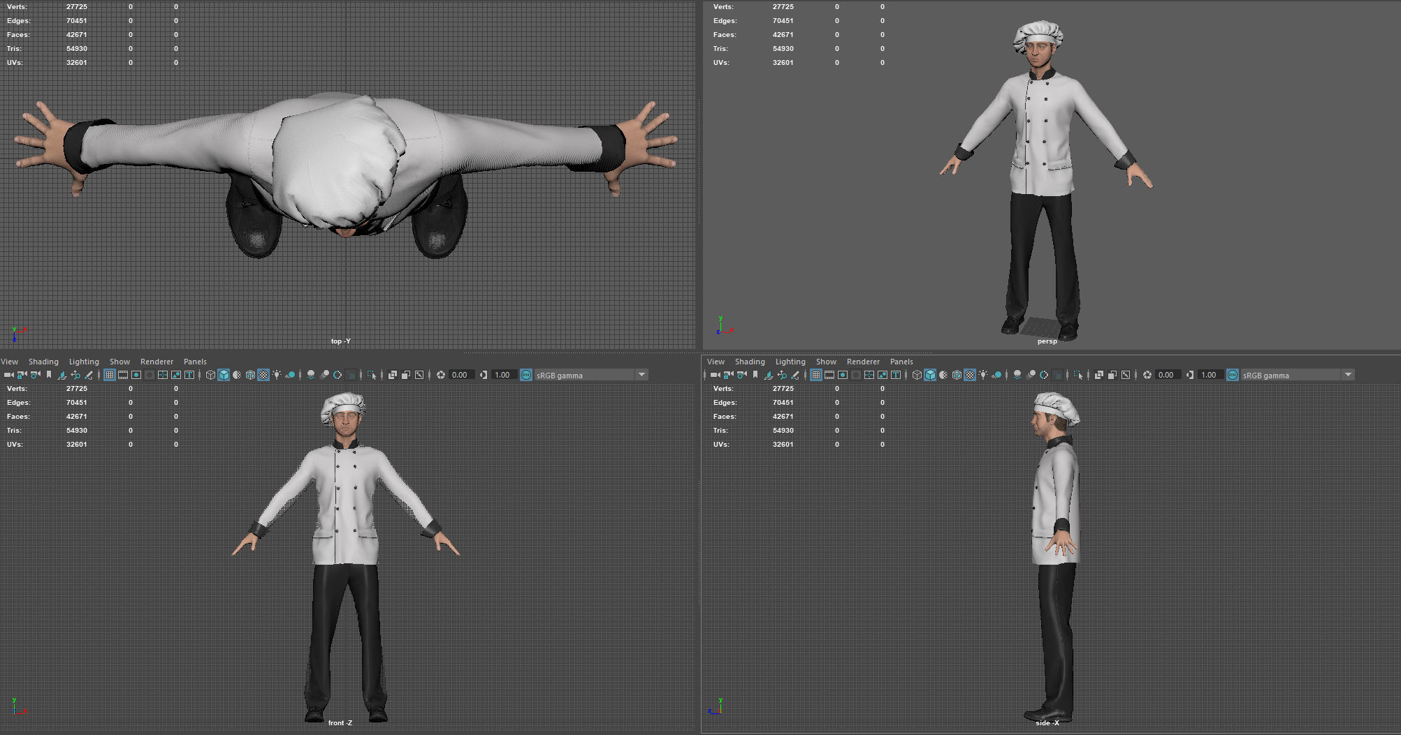 CHEF KITCHENER 3D model | CGTrader