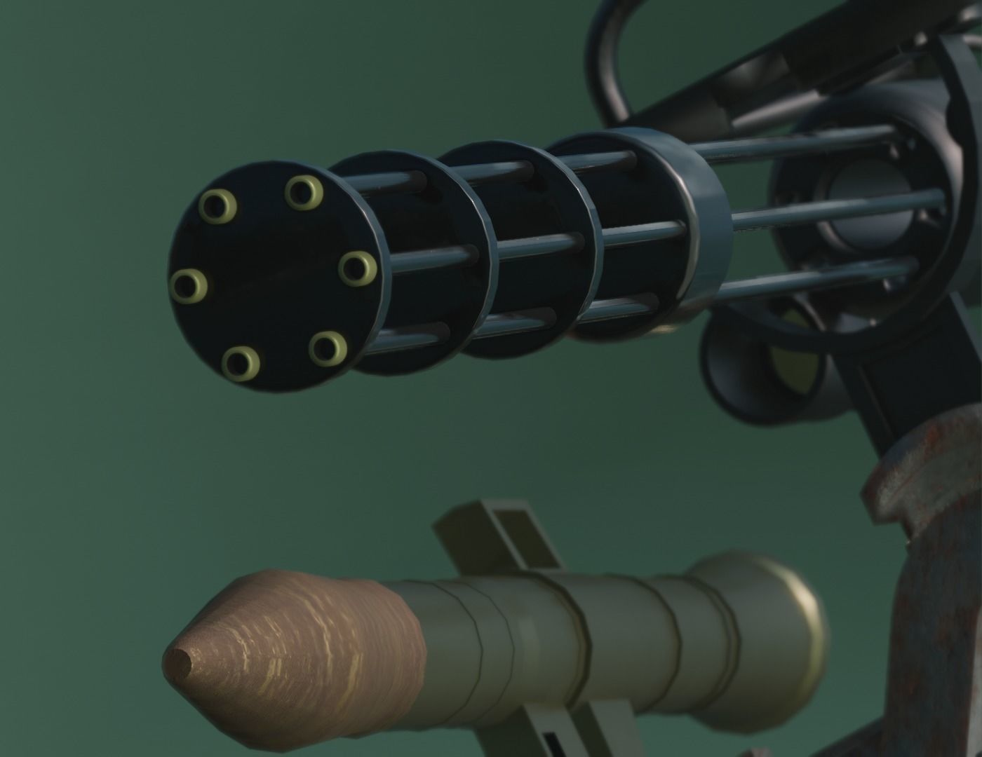 CG Guns with rig and textures 3D model animated rigged | CGTrader