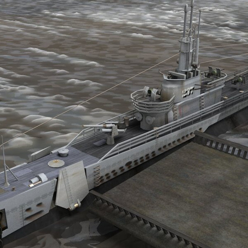 USS Trigger in various formats 3D model | CGTrader