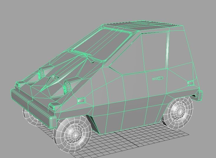 3D model Sebring-Vanguard Citicar 1976 VR / AR / low-poly | CGTrader
