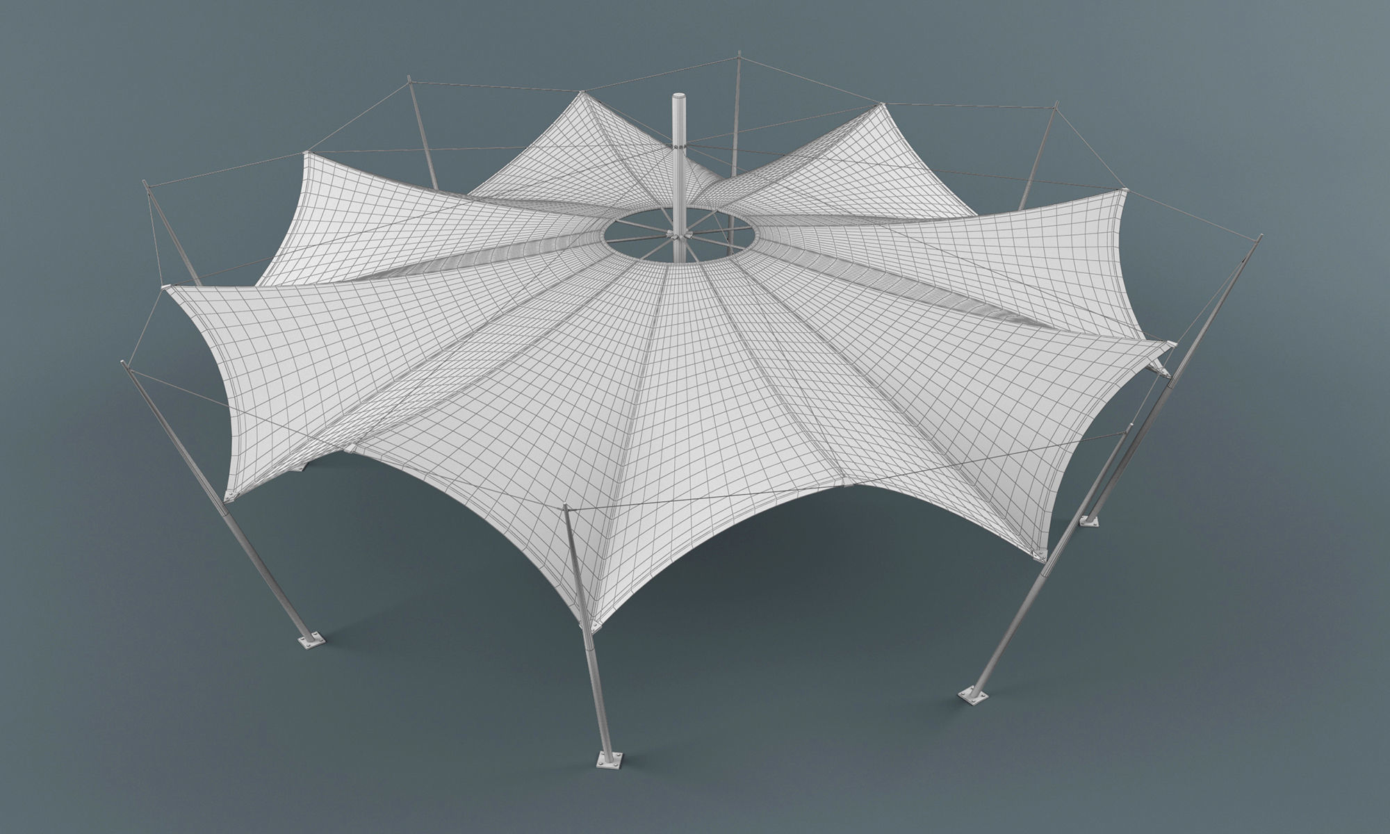 Canopy Tent 3D model | CGTrader