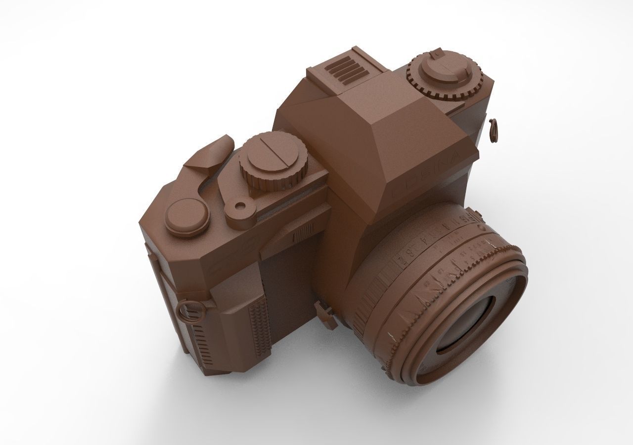 Cosina Photo Camera 3D model 3D printable | CGTrader
