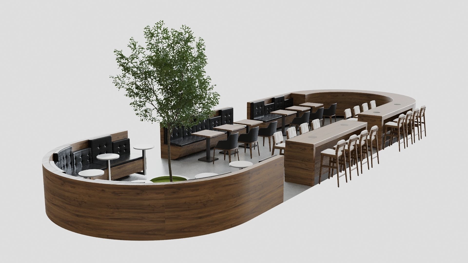 Food Court 3 3D model | CGTrader