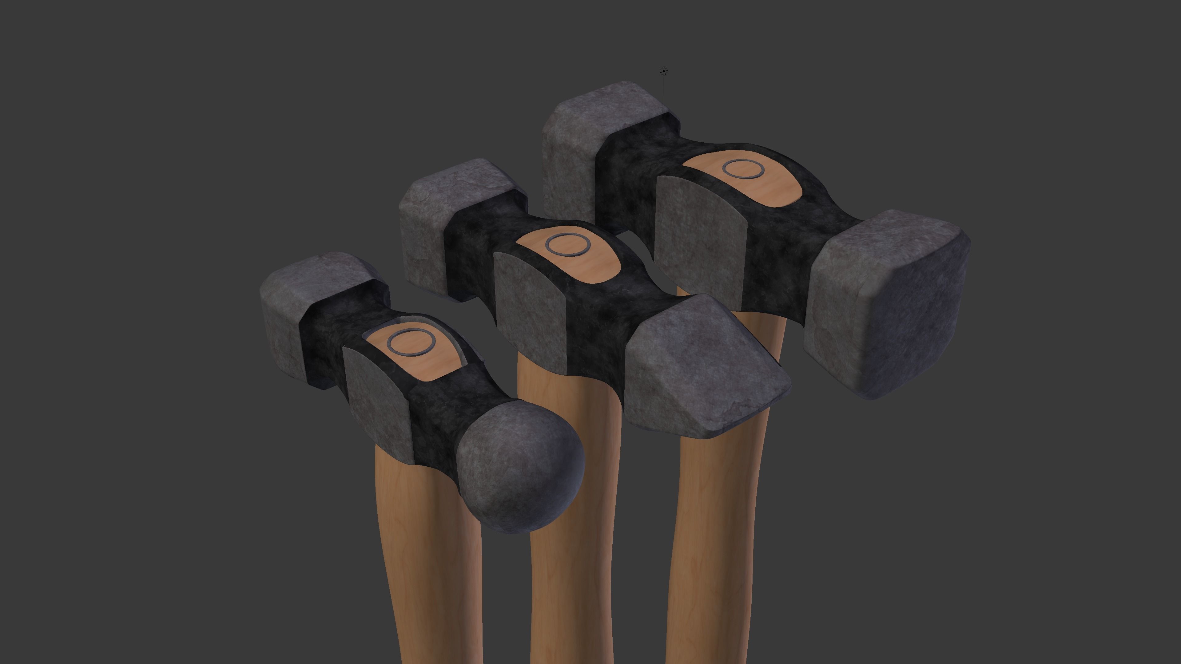 3D model Forging hammer pack VR / AR / low-poly | CGTrader