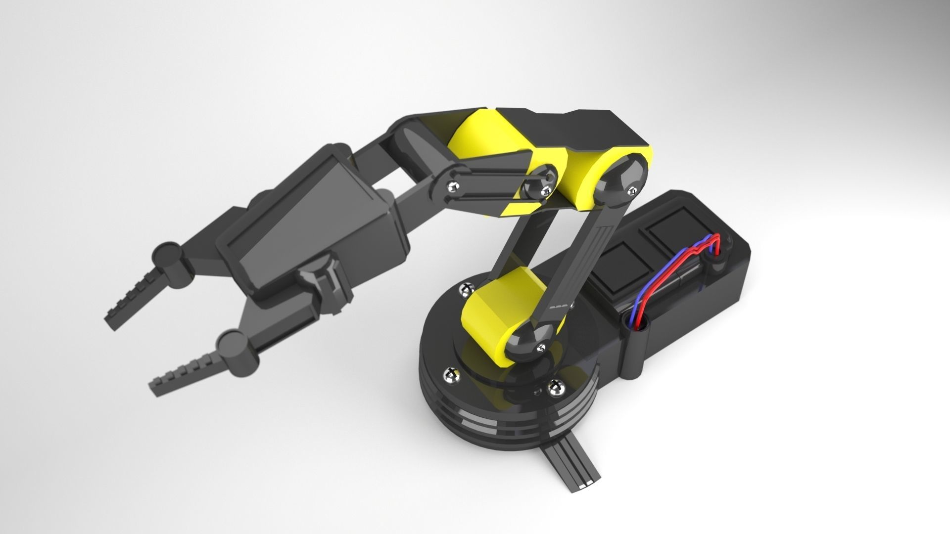 Simple Robot Low Poly free 3D model | CGTrader