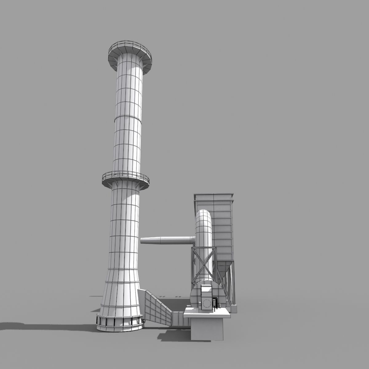 Deduster system 3D model | CGTrader