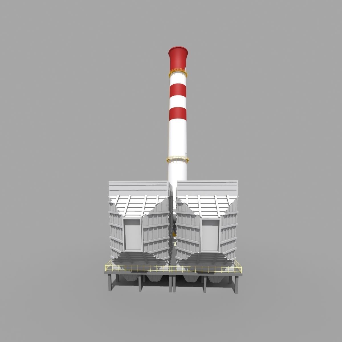 Electrostatic Precipitation ESP 3D model | CGTrader