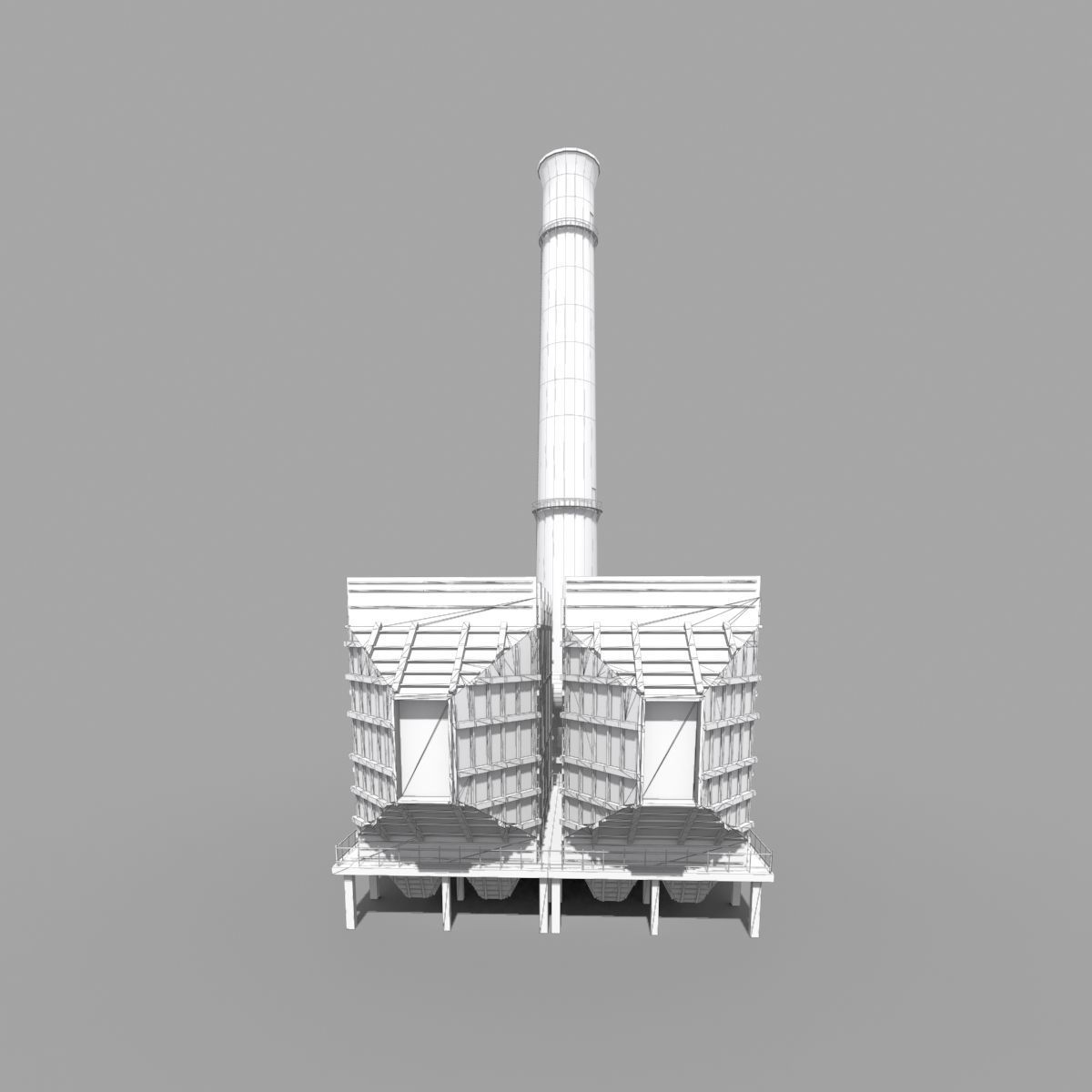 Electrostatic Precipitation ESP 3D model | CGTrader