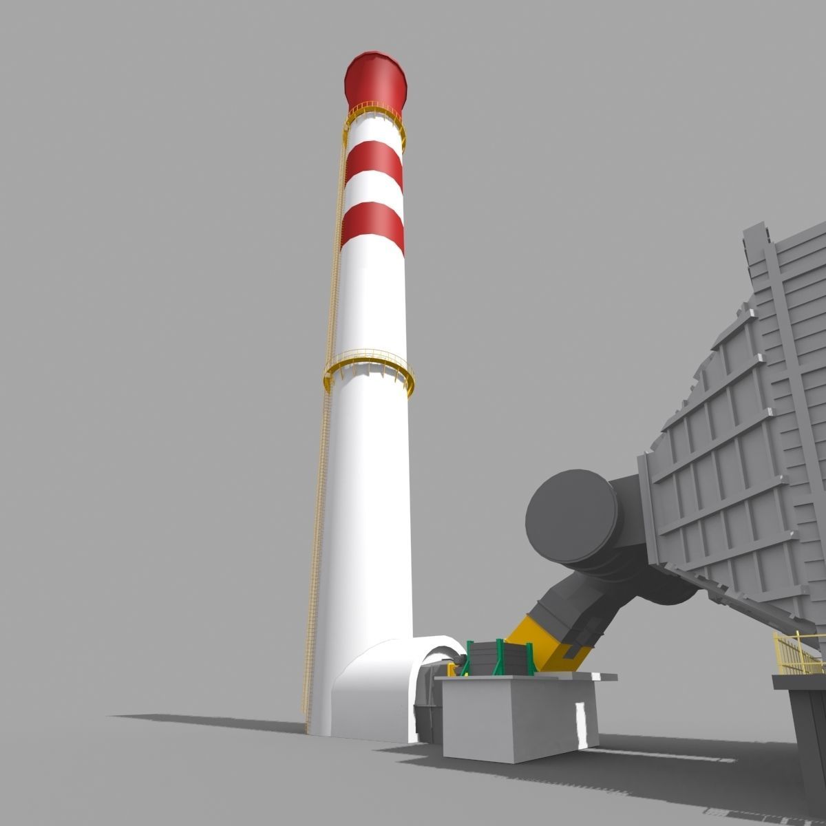 Electrostatic Precipitation ESP 3D model | CGTrader