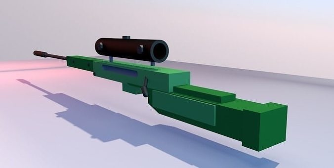 3D Sniper rifle model 3D model | CGTrader