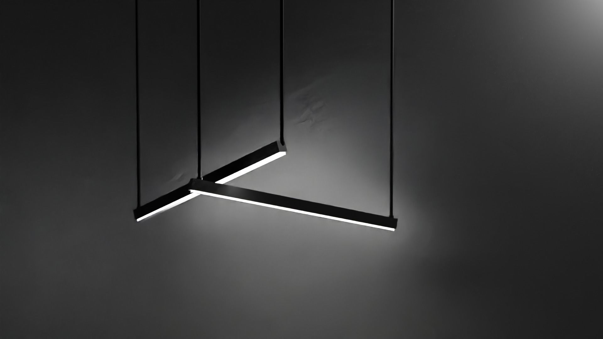 LED Linear Pendant Light 2m Long 3D model | CGTrader