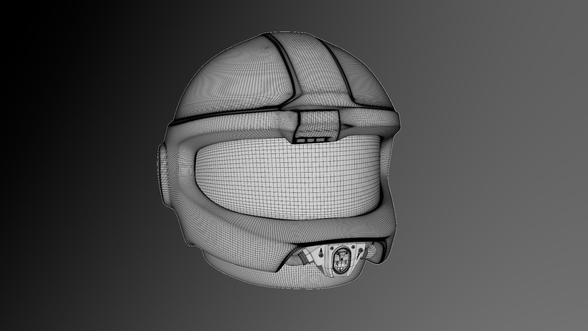 Airwolf Helmet 3D model 3D printable | CGTrader
