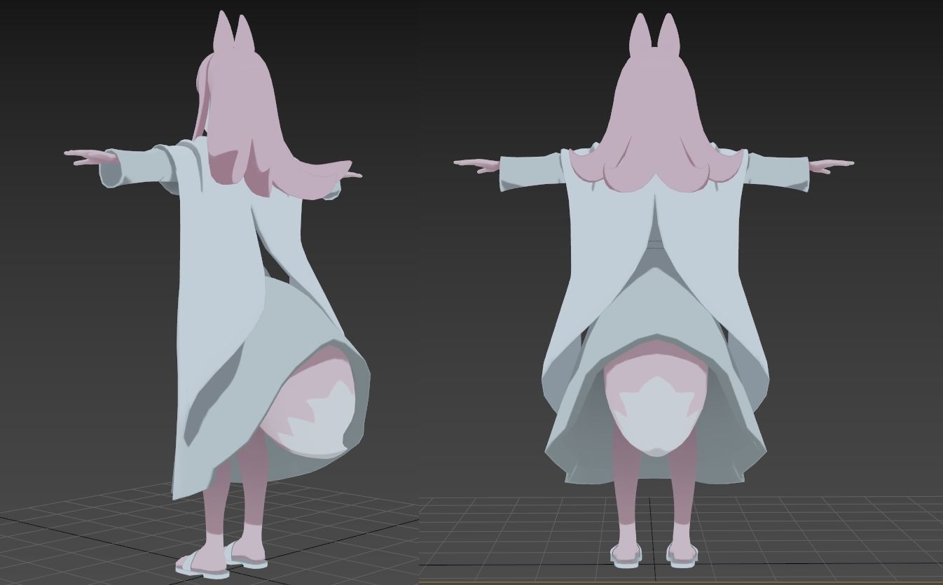 Nazuna BNA Brand New Animal 3D model rigged | CGTrader