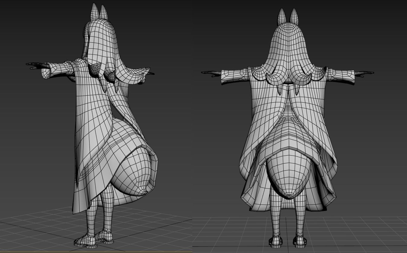 Nazuna BNA Brand New Animal 3D model rigged | CGTrader