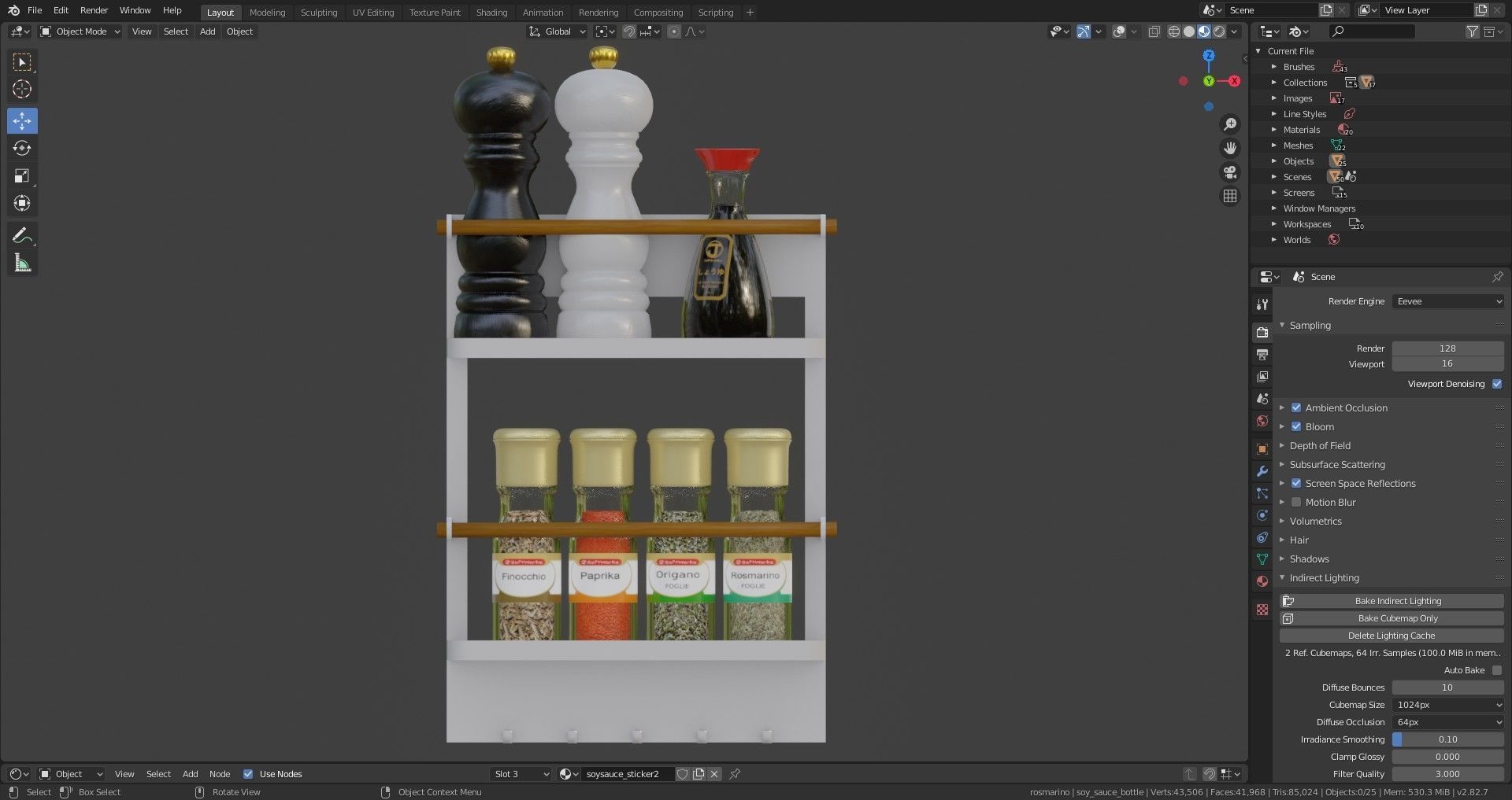 Spice Rack 3D model | CGTrader