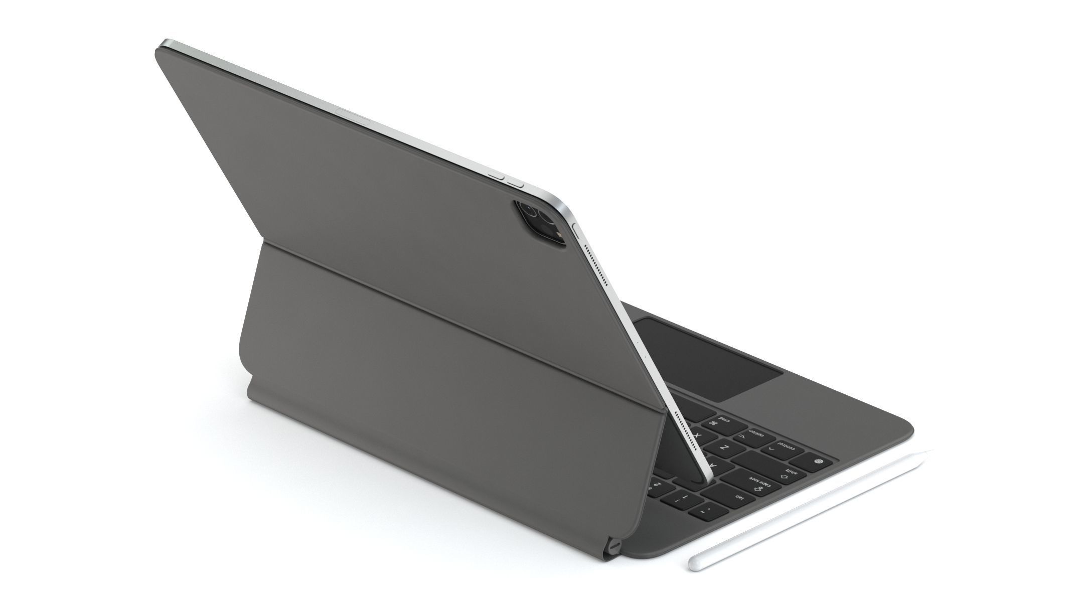 Apple iPad Pro 12-inch and Magic Keyboard 2020 3D model | CGTrader