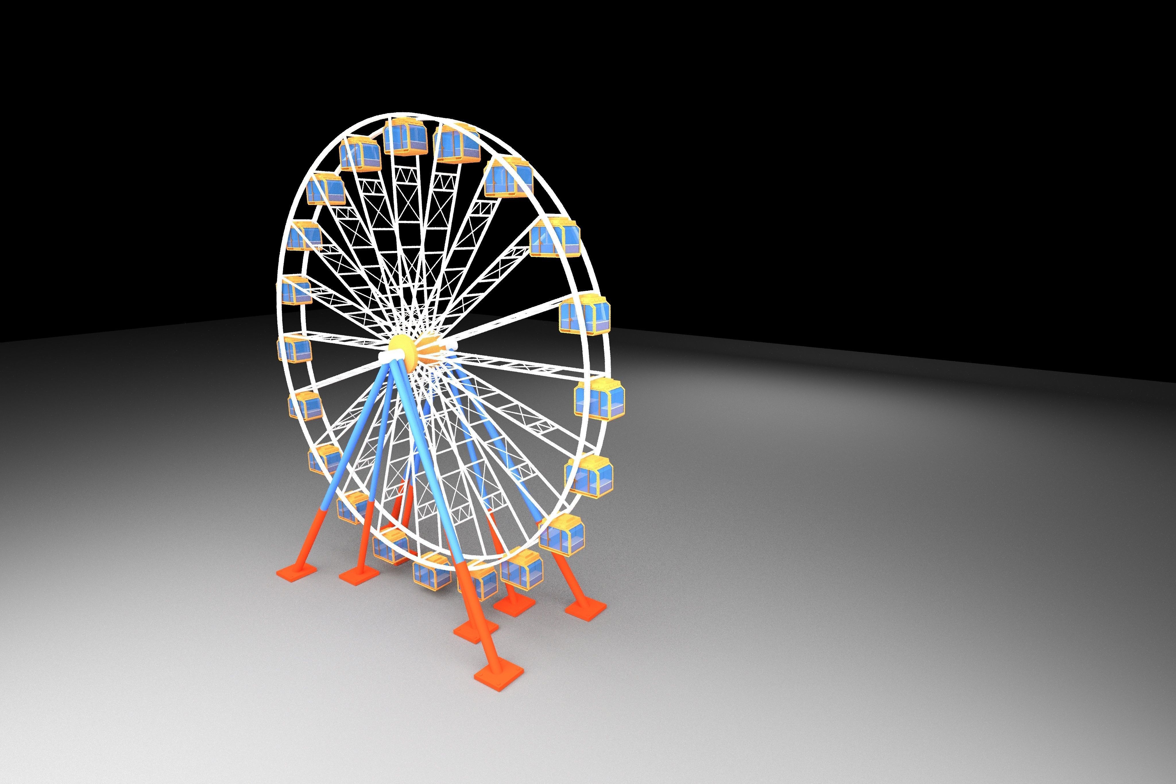 GAINT WHEEL 3D model | CGTrader