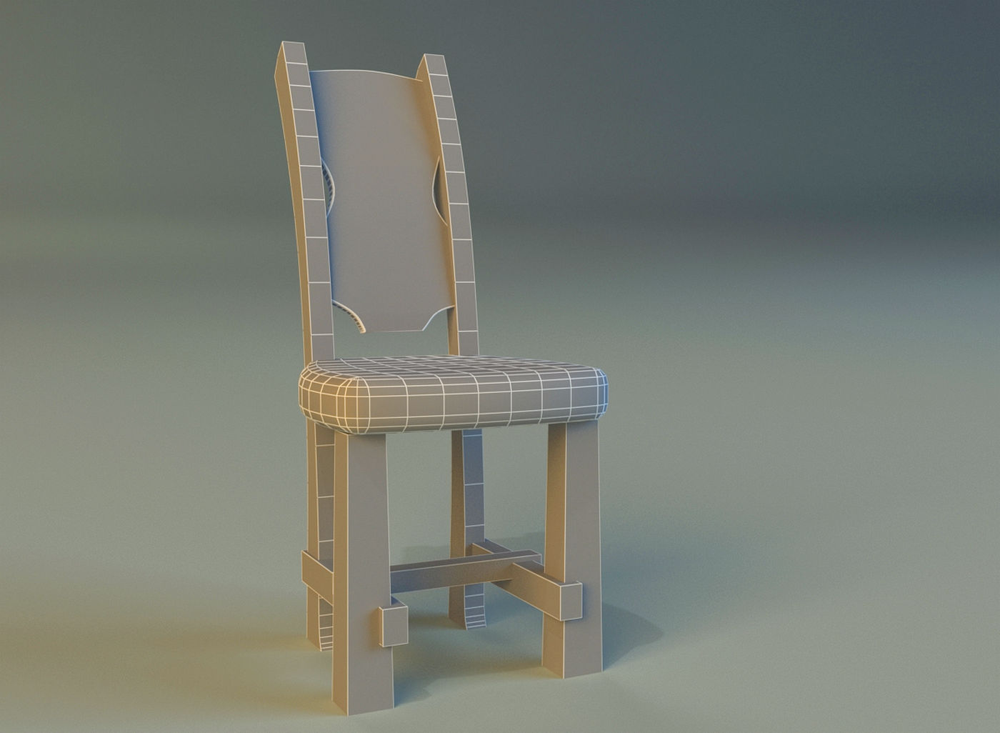 Chair old style 3D model | CGTrader